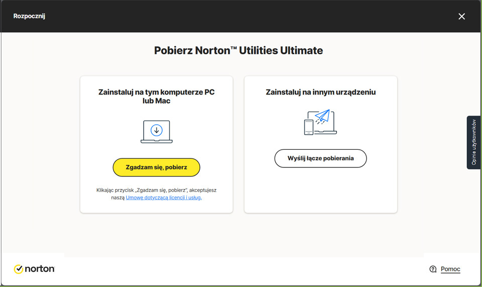 Norton Small Business - instrukcja instalacji